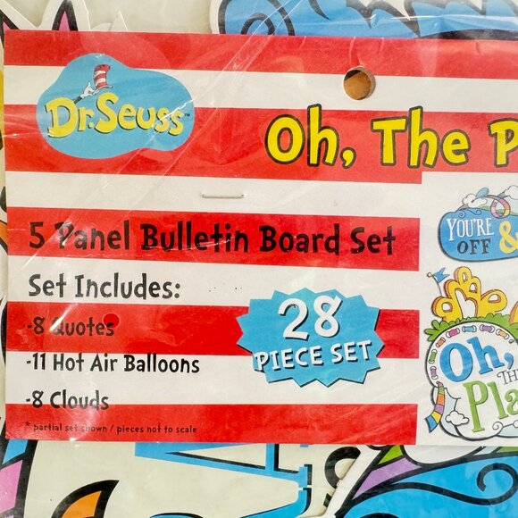 Dr. Seuss | Toys | Dr Seuss Bulletin Board Set Oh The Places Youll Go ...